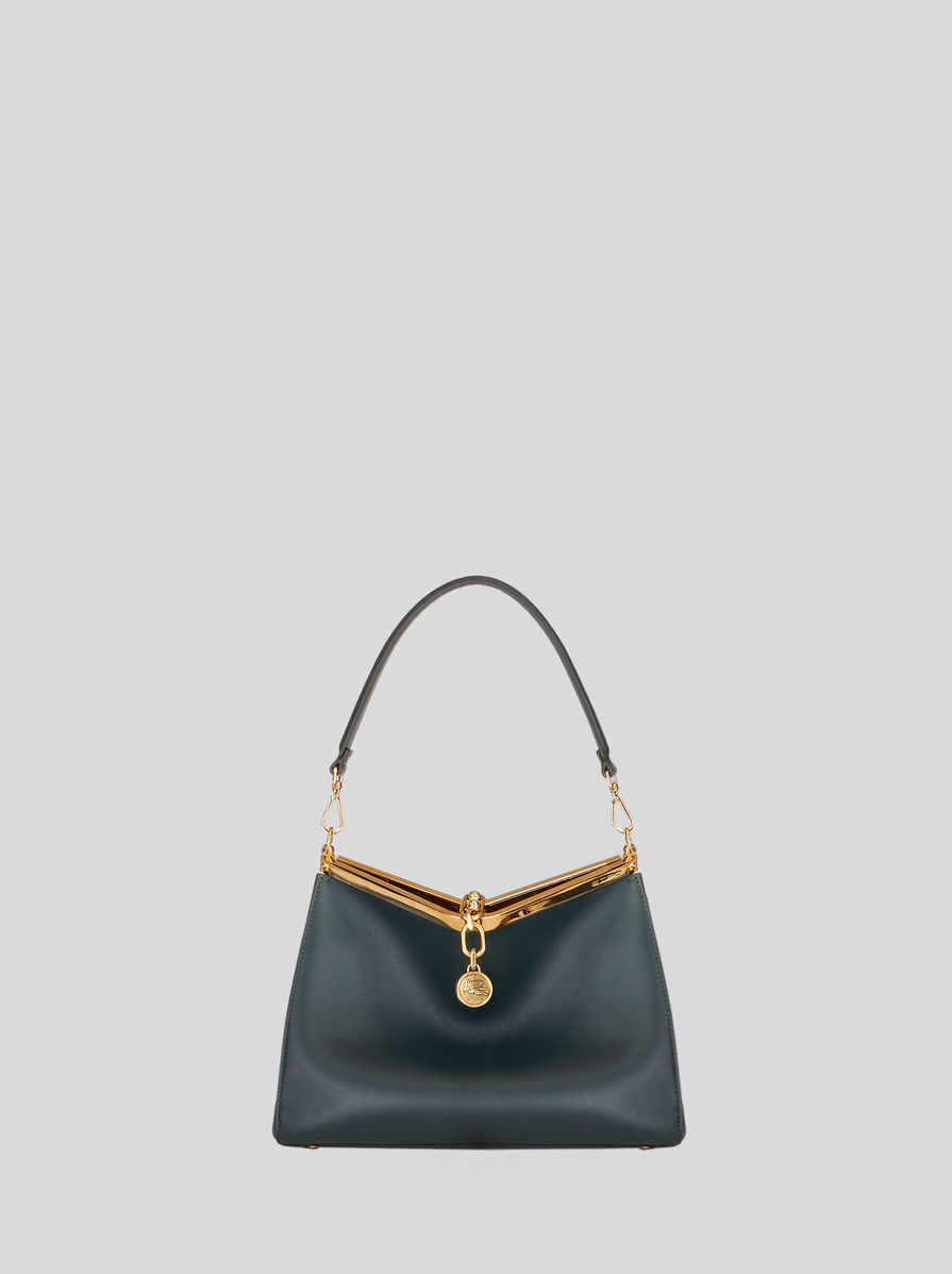 Medium leather Vela bag | Women | Light blue | ETRO